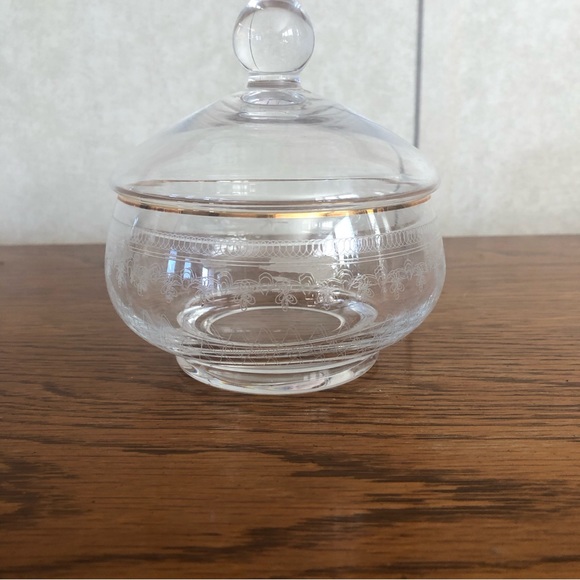 Accents | Beautiful Etched Glass Candy Dish | Poshmark